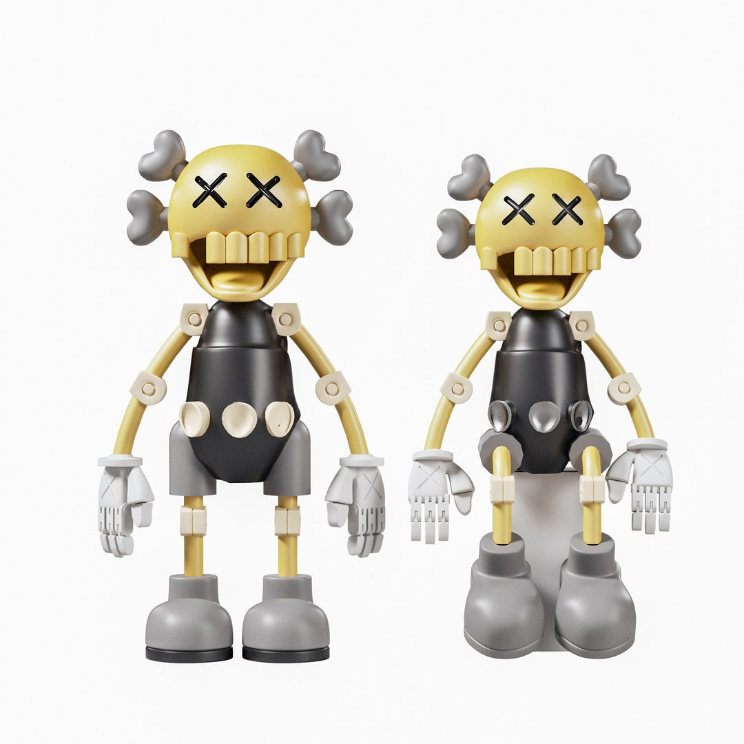Kaws Toys 03 3D Model - TurboSquid 1776811