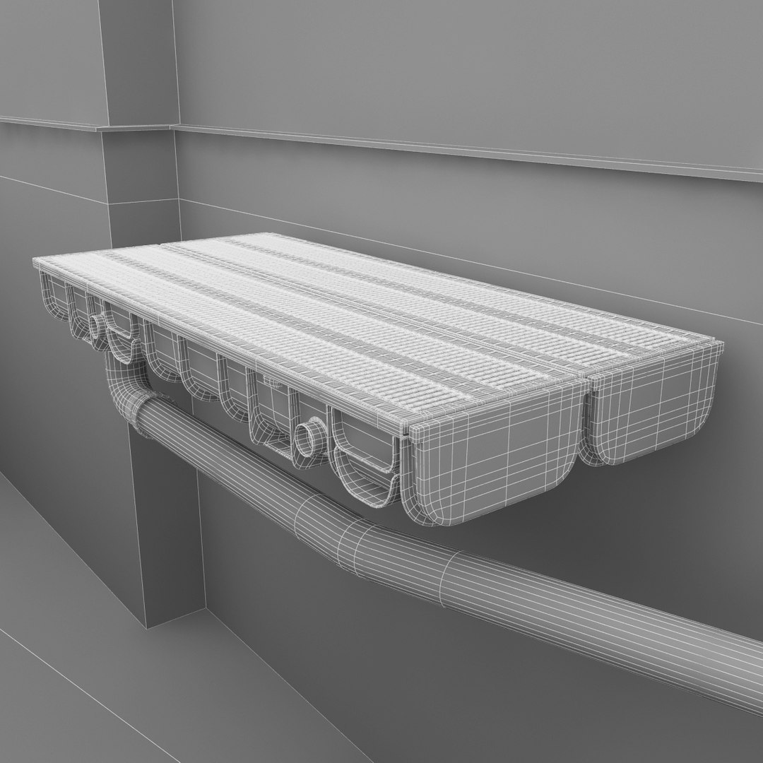 Drainage Drain 3D Model - TurboSquid 1263582