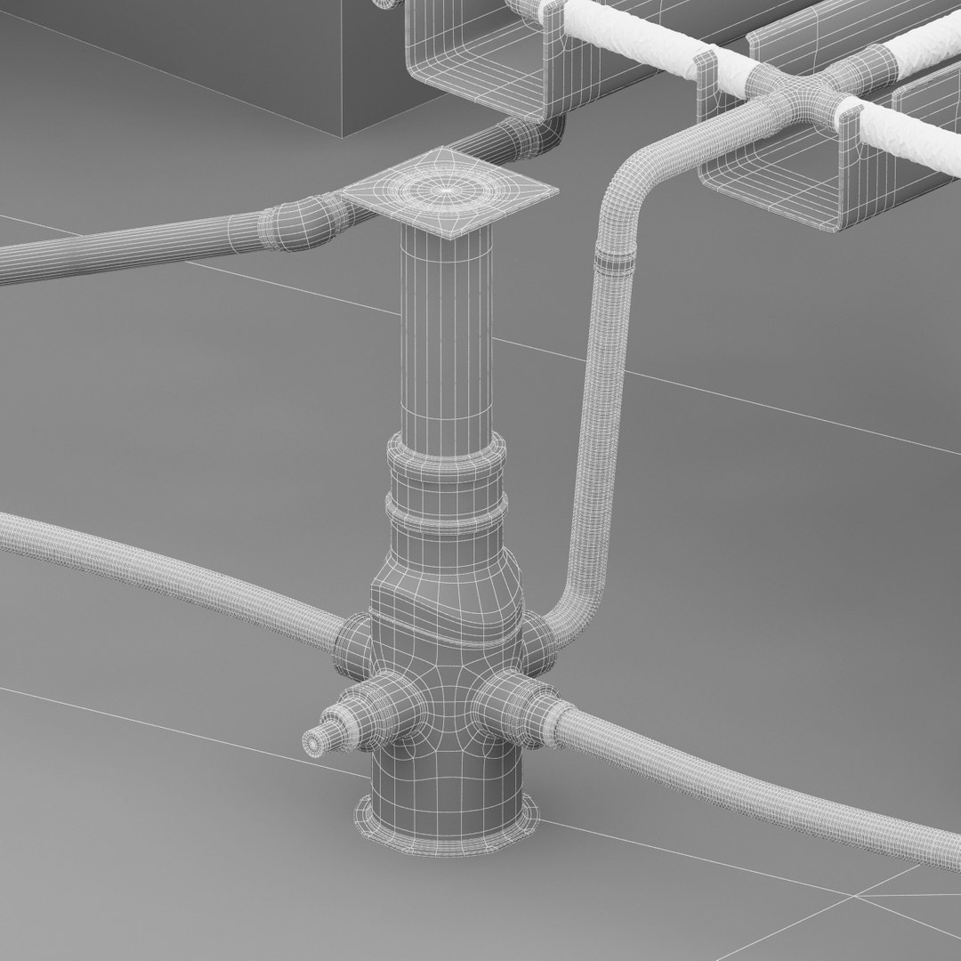 Drainage Drain 3D Model - TurboSquid 1263582