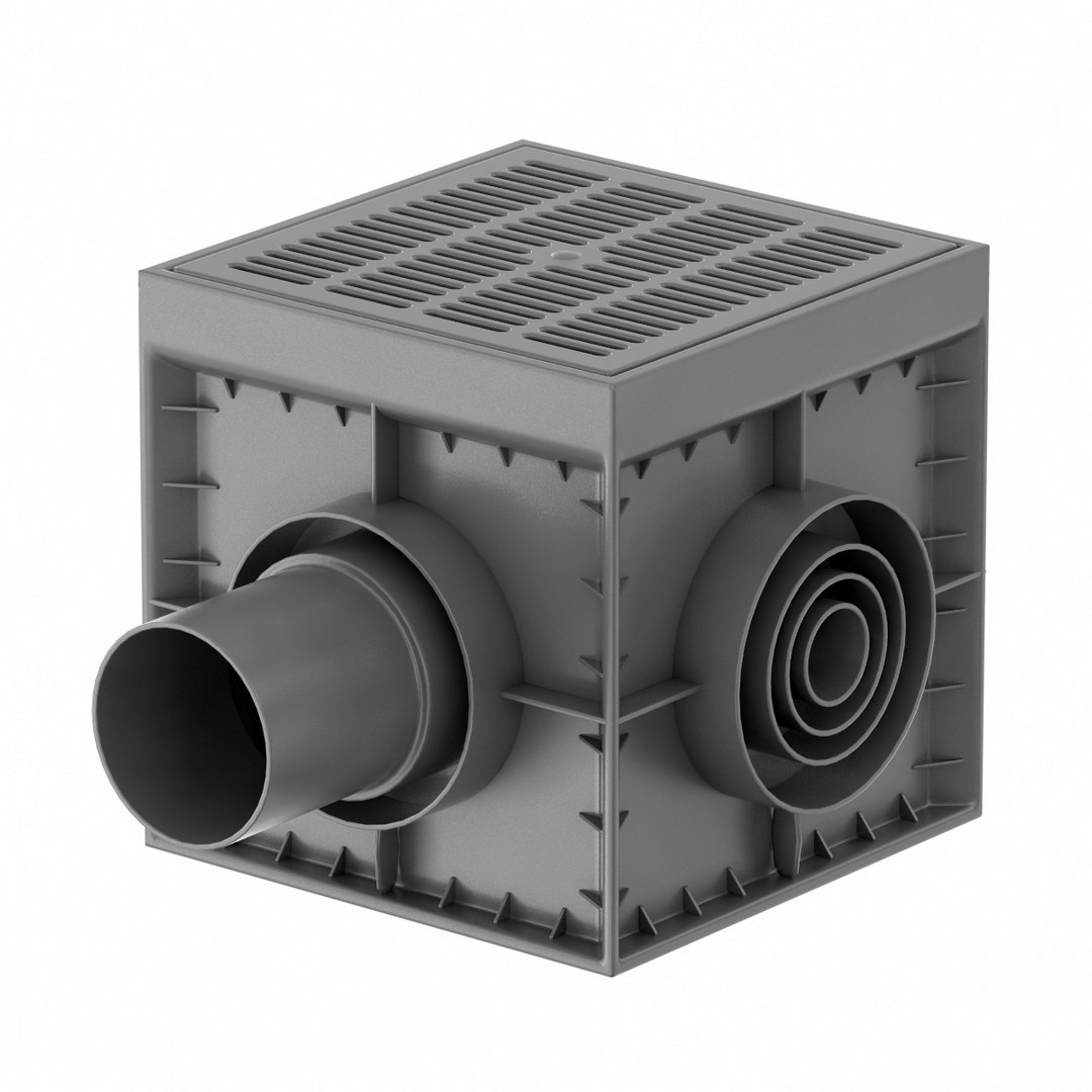 Drainage Drain 3D Model - TurboSquid 1263582
