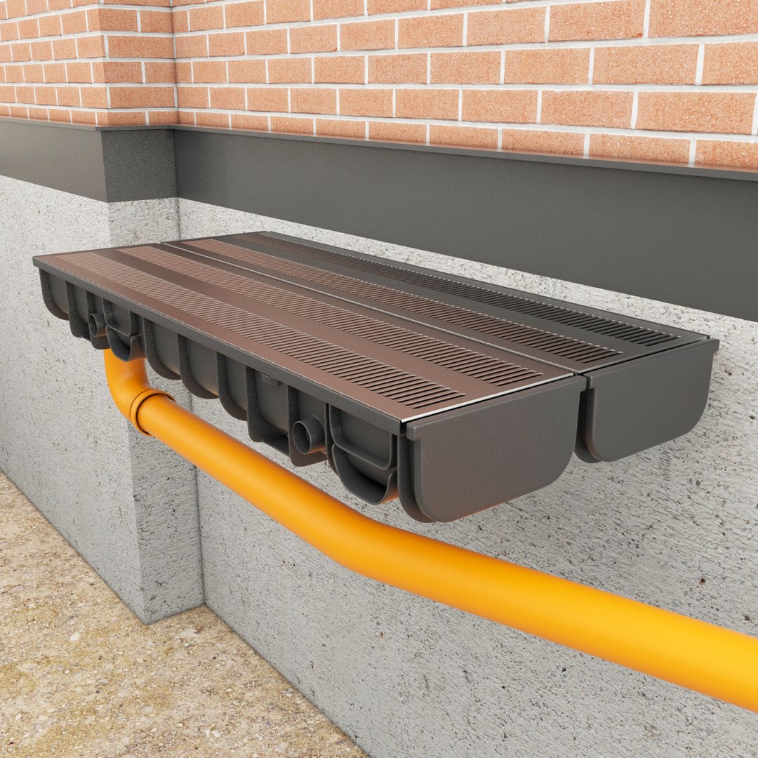 Drainage Drain 3D Model - TurboSquid 1263582