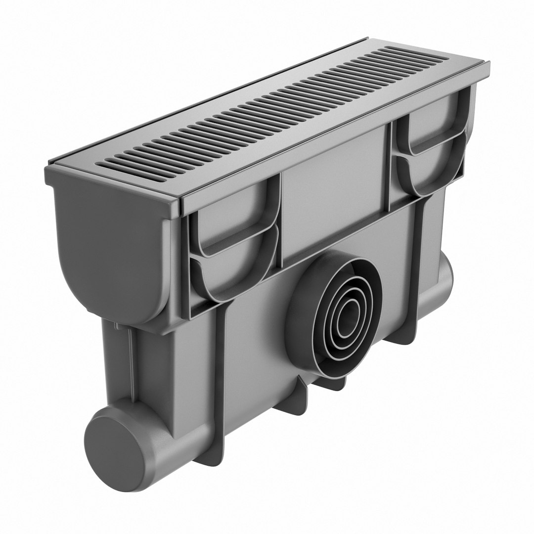 Drainage Drain 3D Model - TurboSquid 1263582