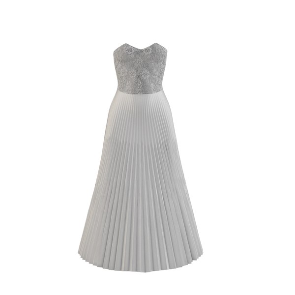 modelo 3d Vestido vestido - TurboSquid 1610189