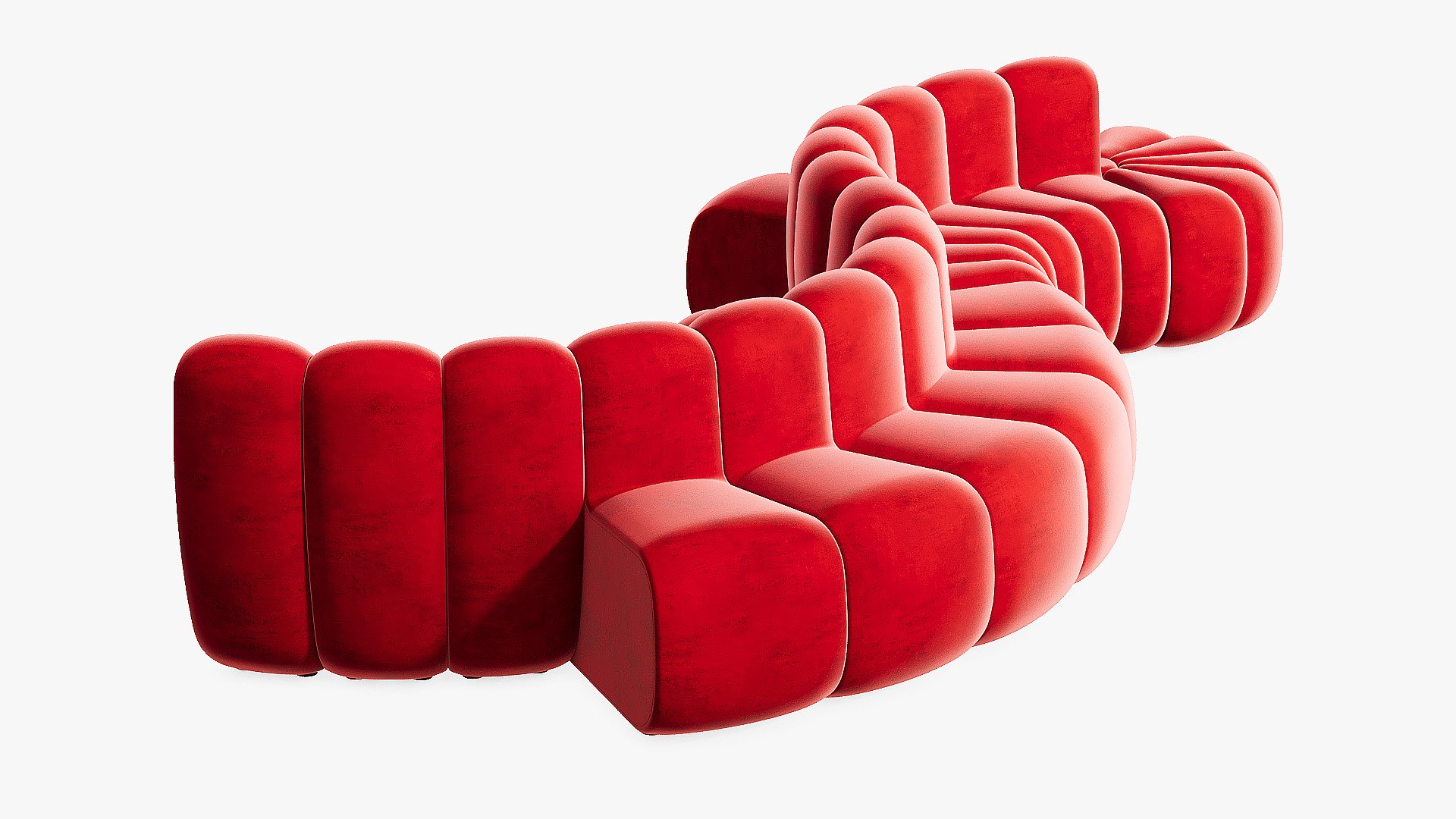 3D Model Modular Sofa Jagger Dining - TurboSquid 2245213