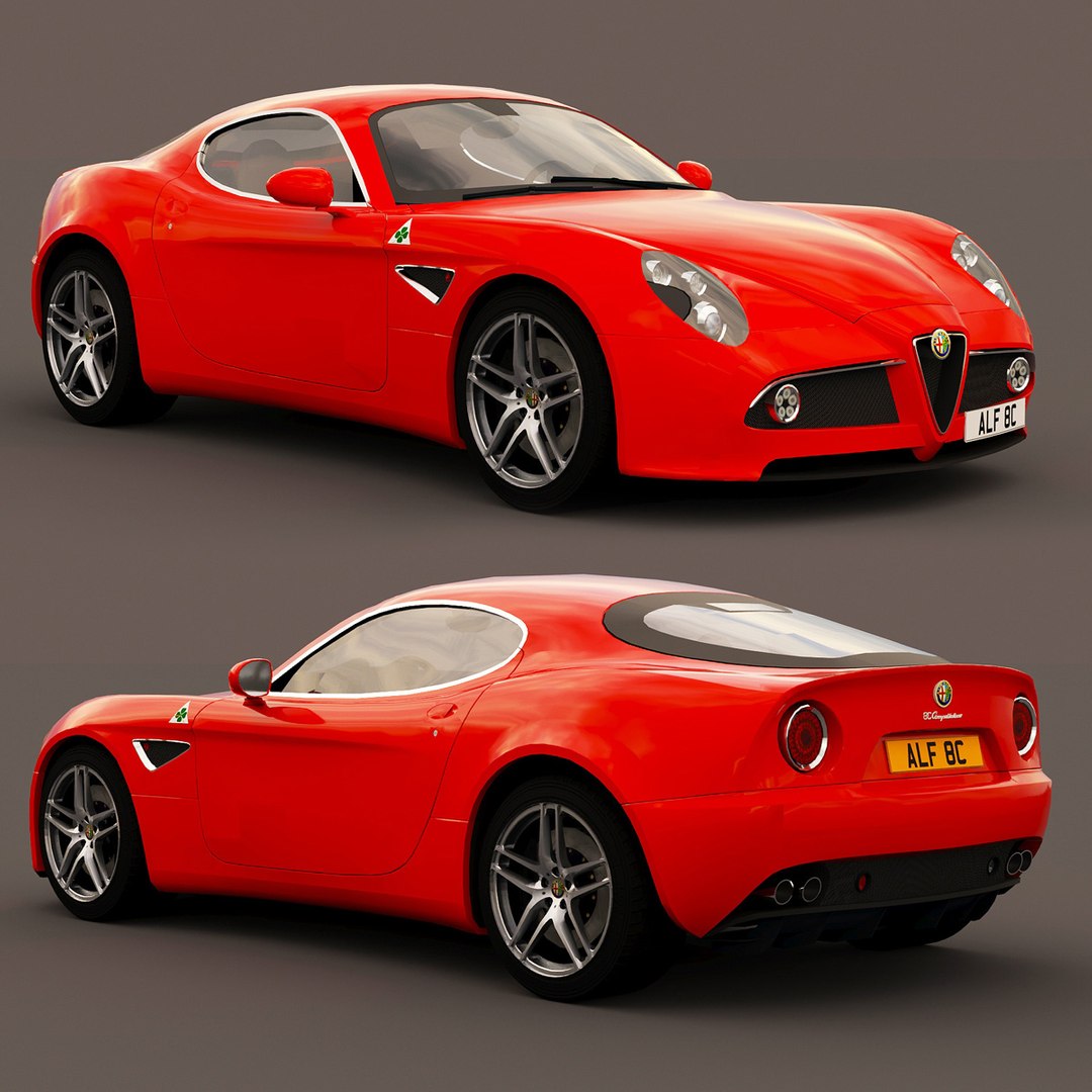 Alfa Romeo 8c 3D - TurboSquid 1924249