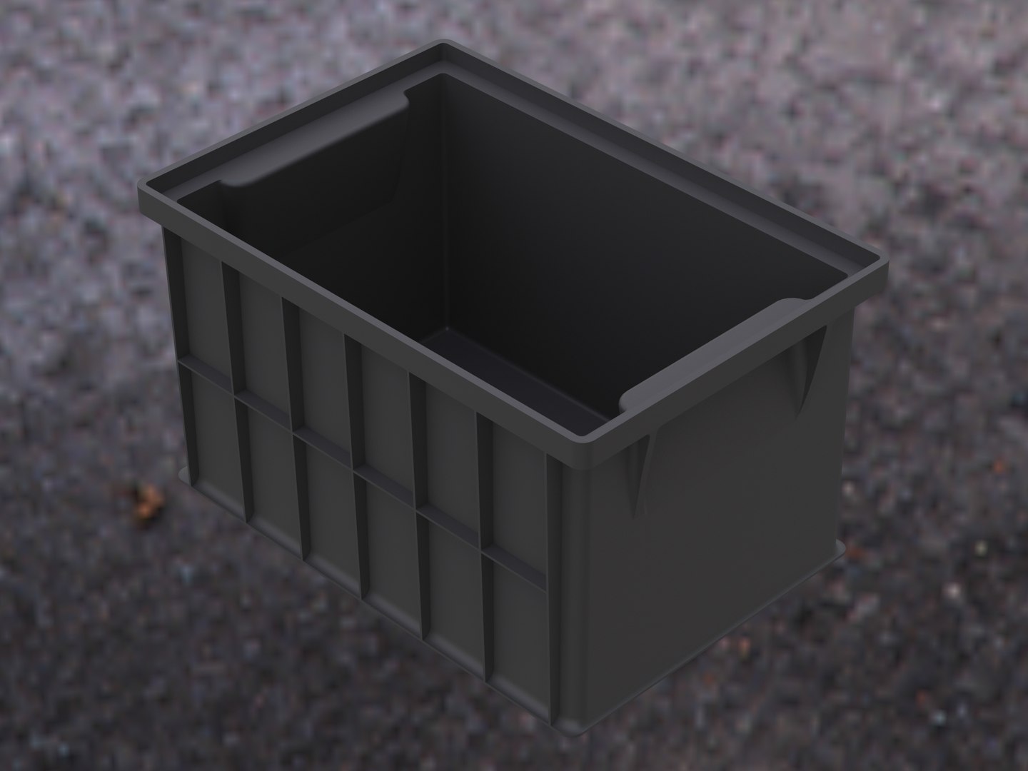 3D Stackable Storage Bin Capacity 2 Litres - TurboSquid 2185637