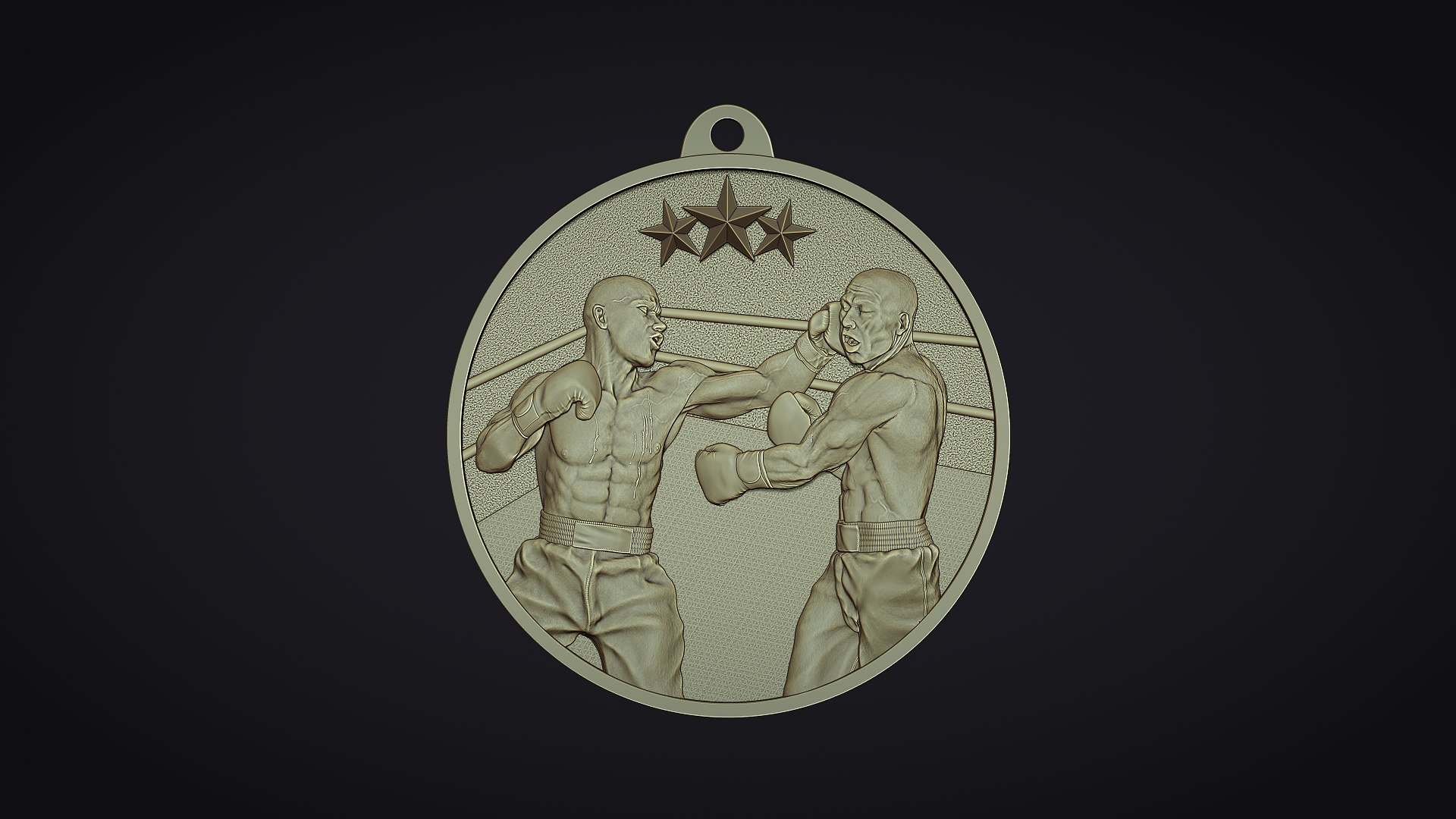 Boxing Medal 3D Print Model 3D Model - TurboSquid 2315164