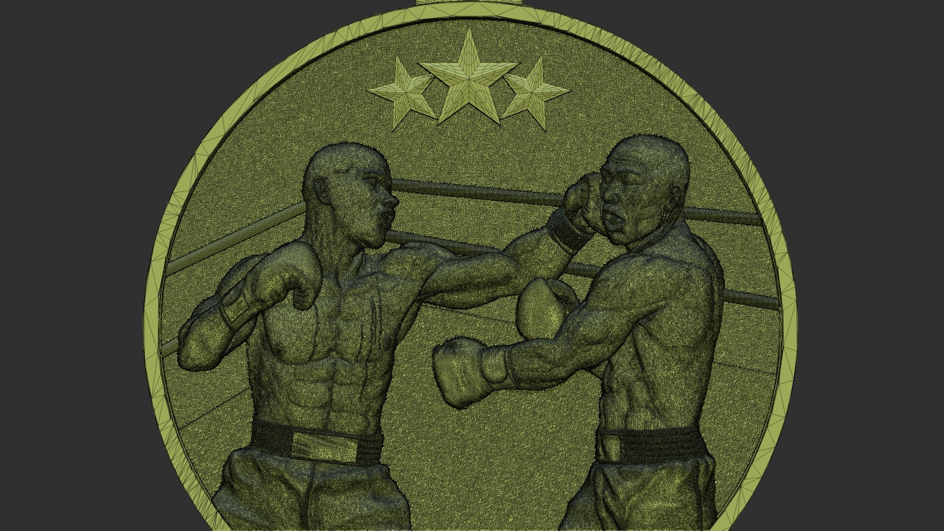 Boxing Medal 3D Print Model 3D Model - TurboSquid 2315164