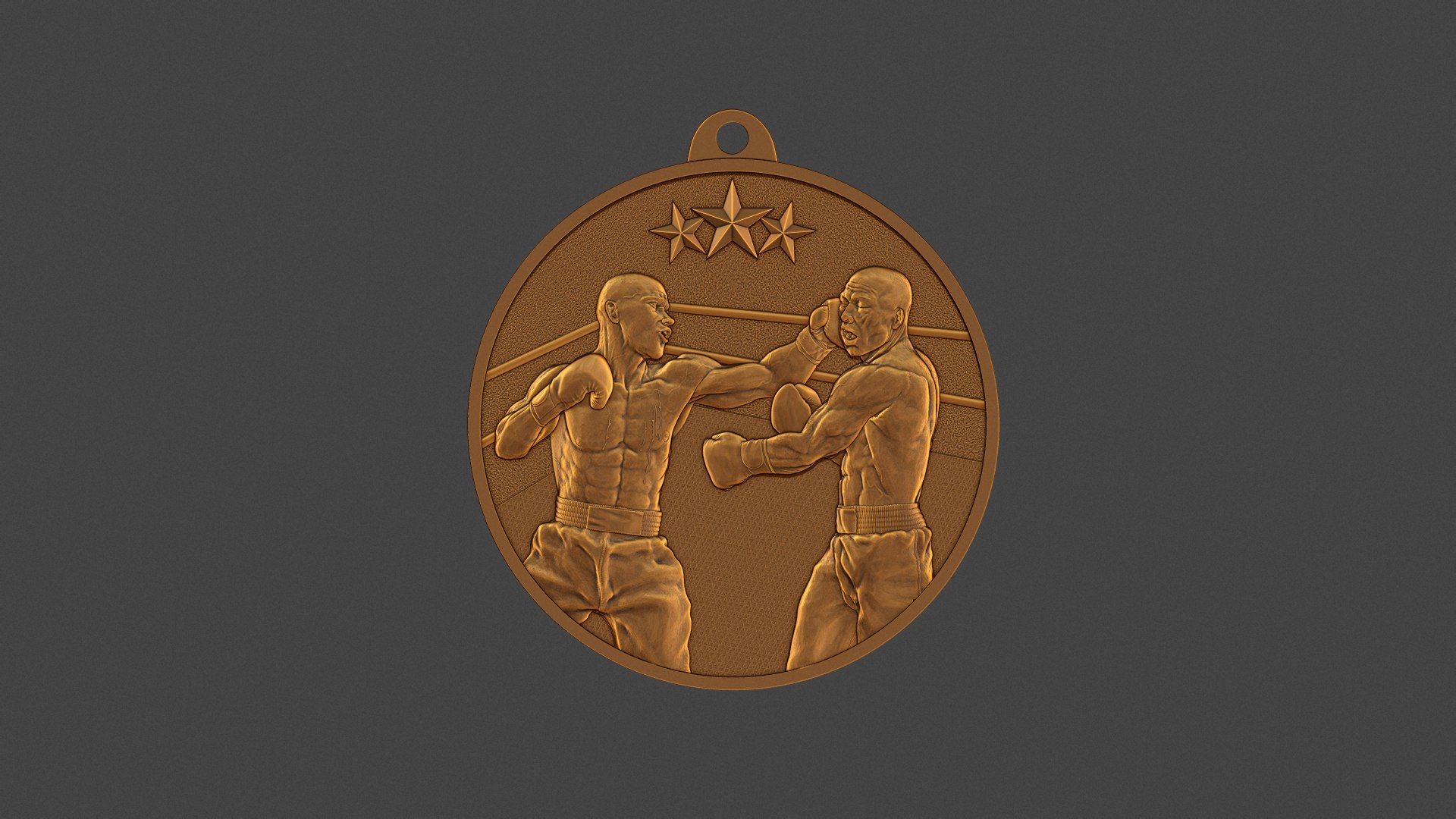 Boxing Medal 3D Print Model 3D Model - TurboSquid 2315164
