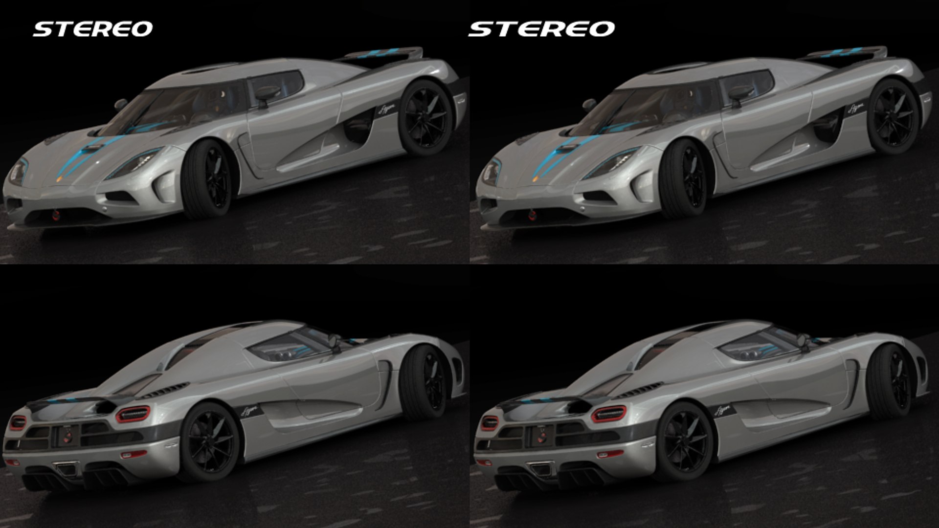 3d Koenigsegg Agera 2011 Interior