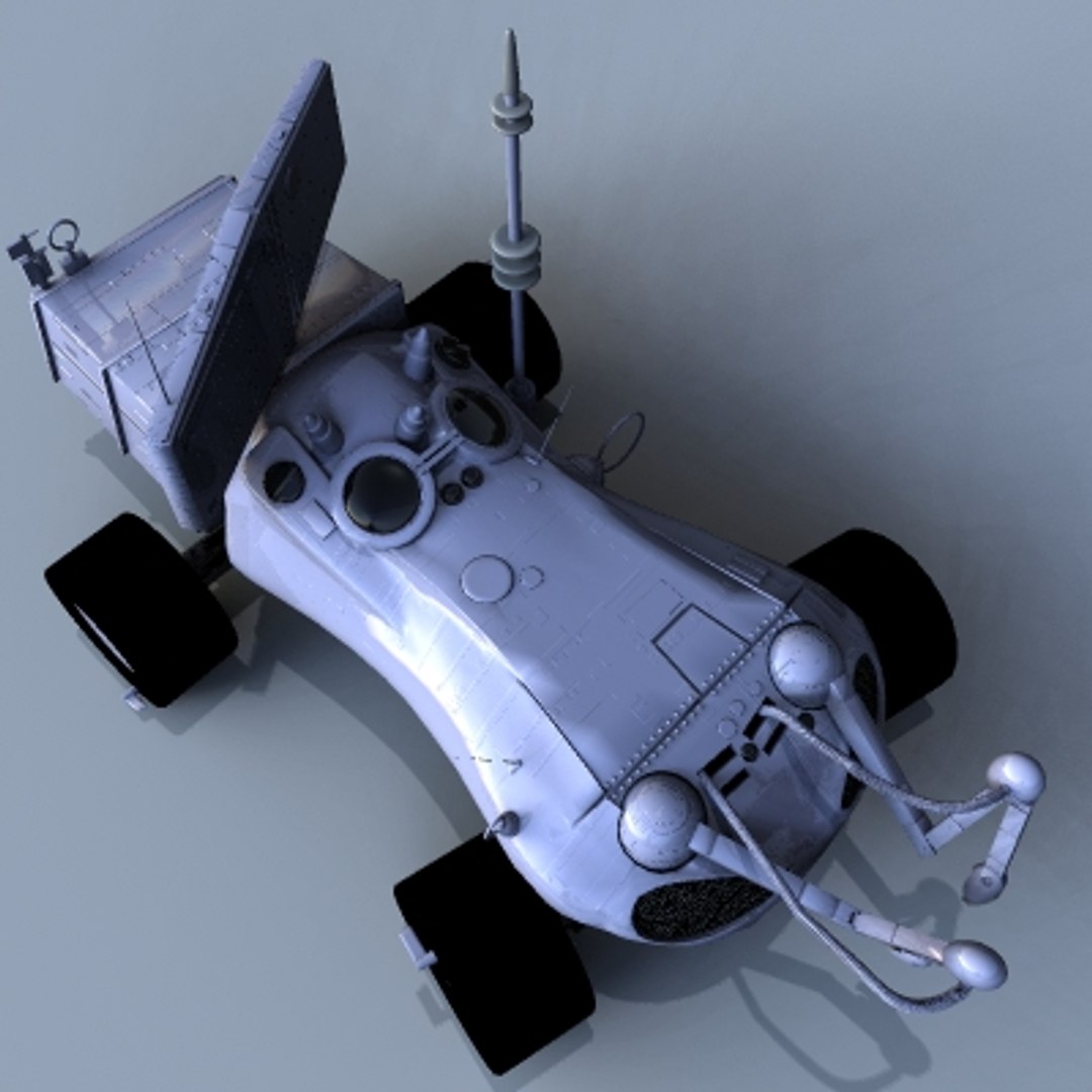 3d Robotic Land Rover Model