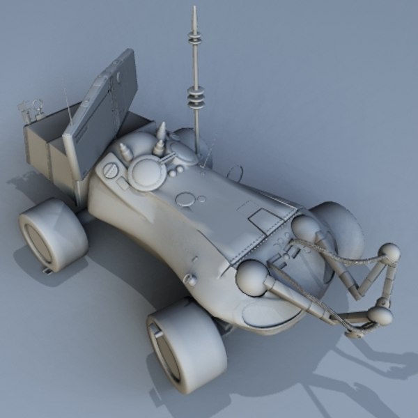3d robotic land rover model