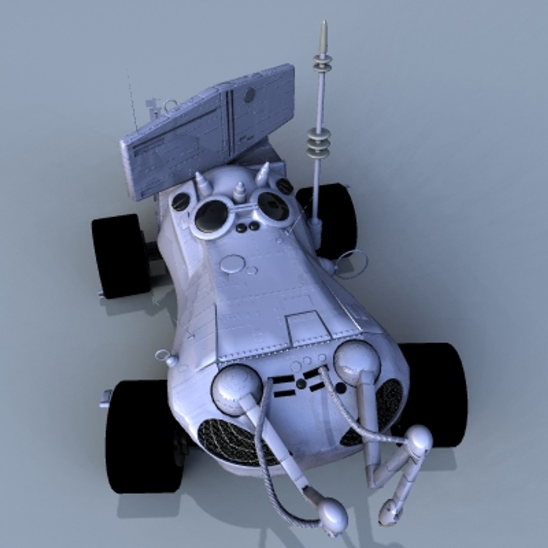 3d Robotic Land Rover Model