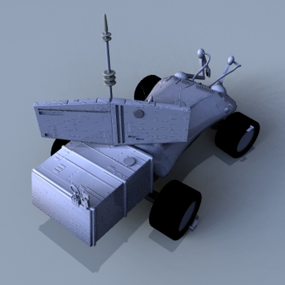 3d Robotic Land Rover Model