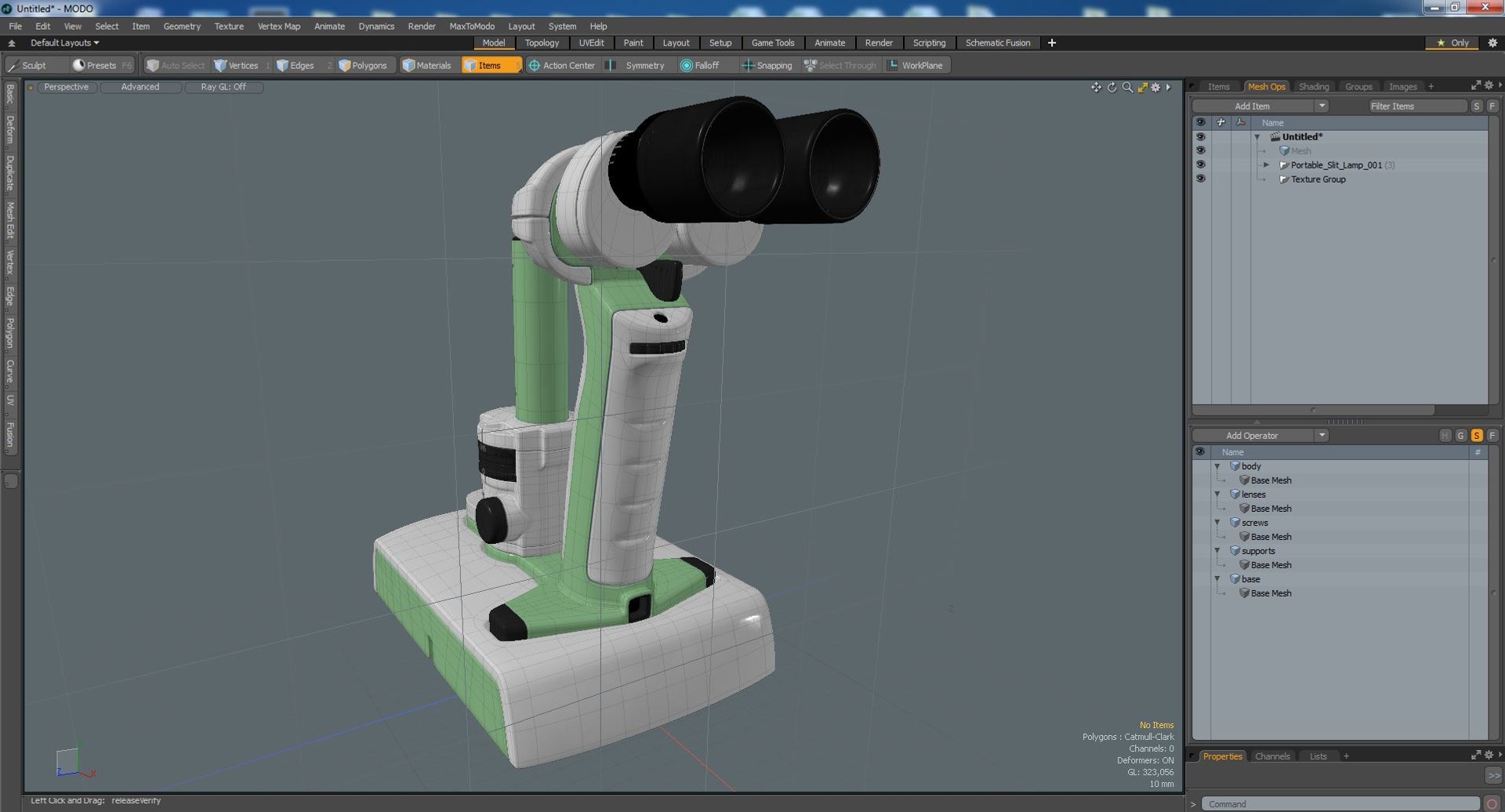Portable Slit Lamp 3D model - TurboSquid 2027736