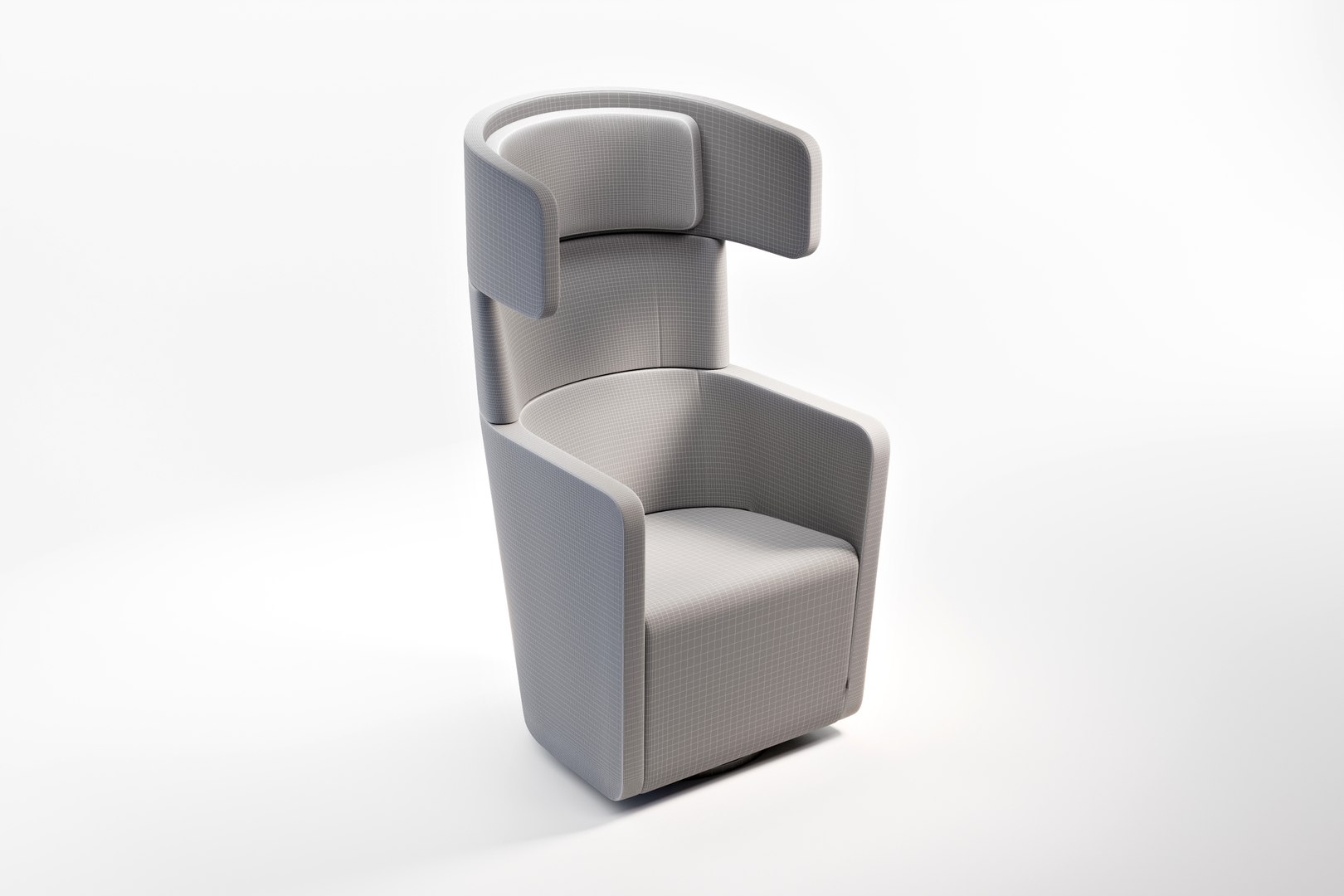 Bene PARCS Wing Chair 3D - TurboSquid 2189171