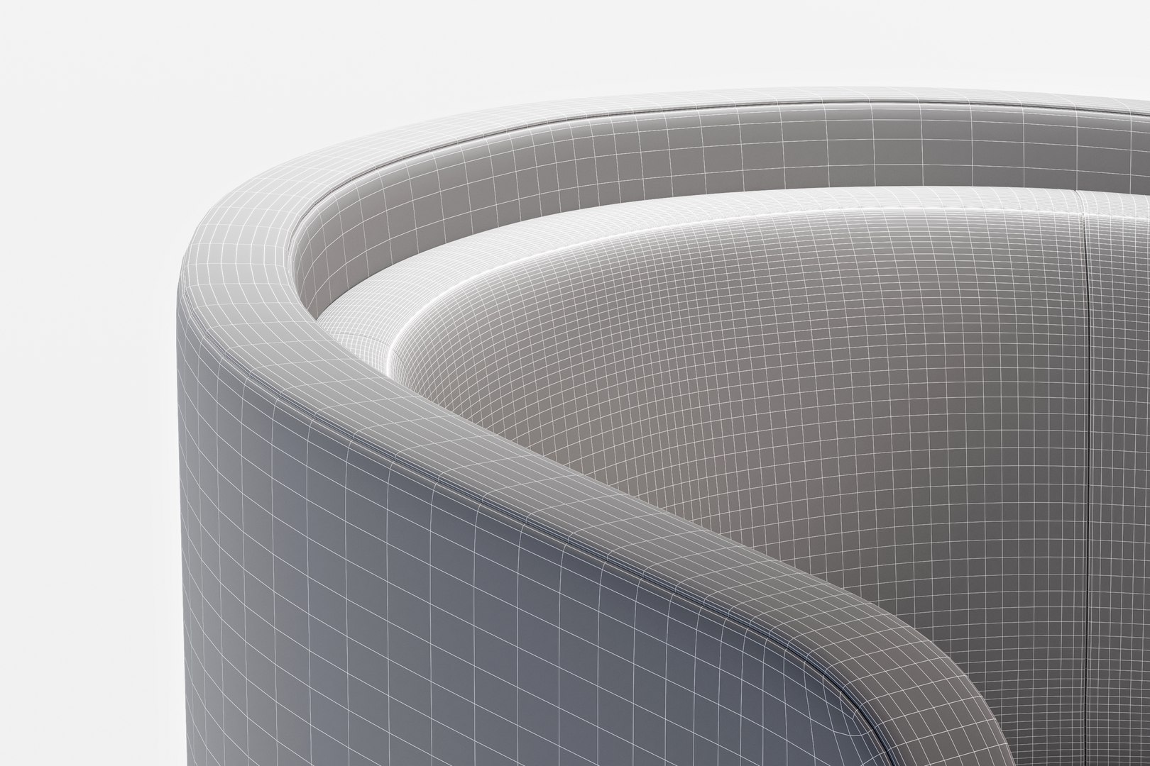 Bene PARCS Wing Chair 3D - TurboSquid 2189171