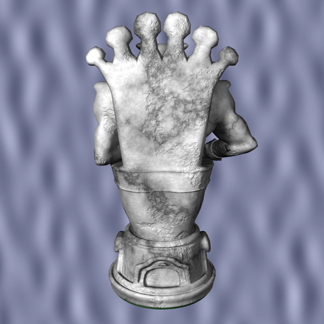3d Gargoyle Chess King