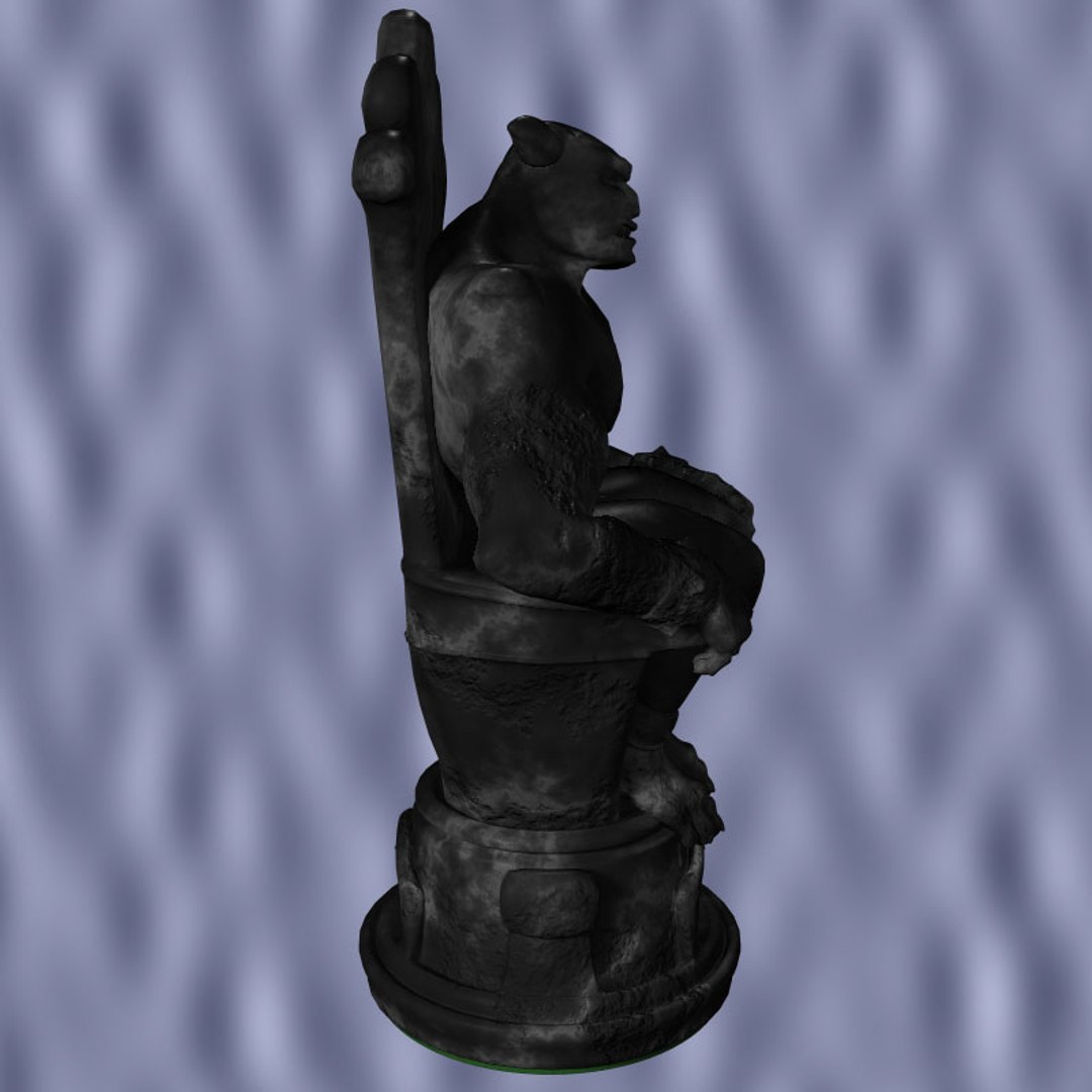 3d Gargoyle Chess King