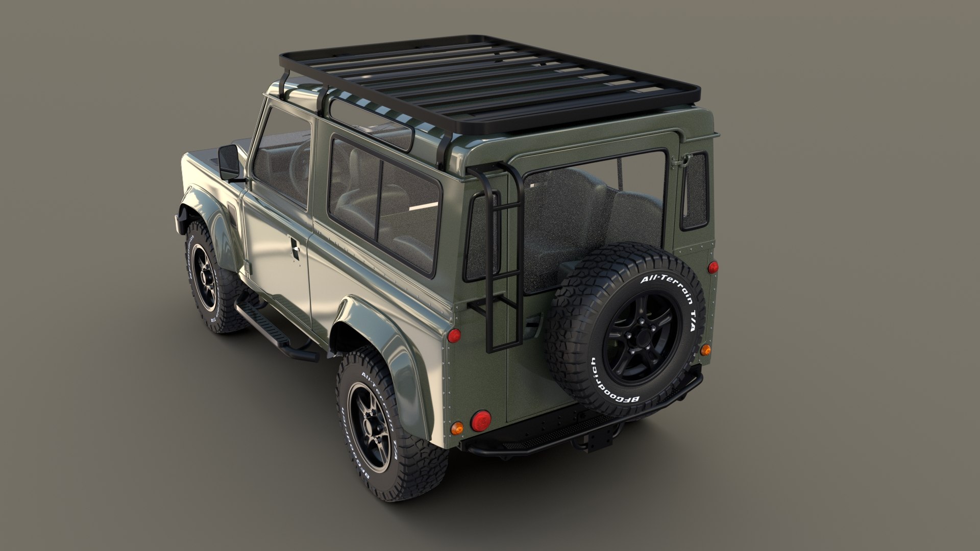 3D Land Rover Defender 90 - TurboSquid 1282889