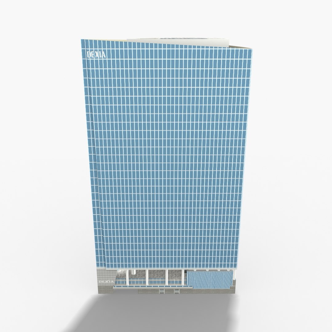 3D dexia tower paris - TurboSquid 1307761