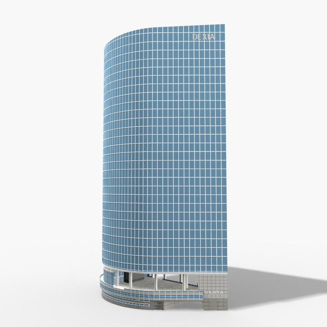 3D dexia tower paris - TurboSquid 1307761