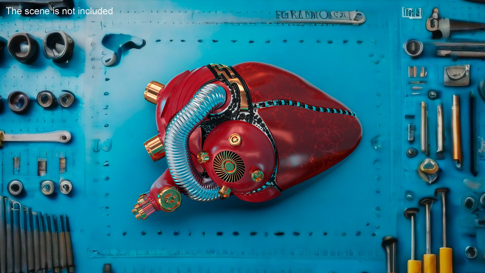 Bionic Robot Heart Model - TurboSquid 2197291