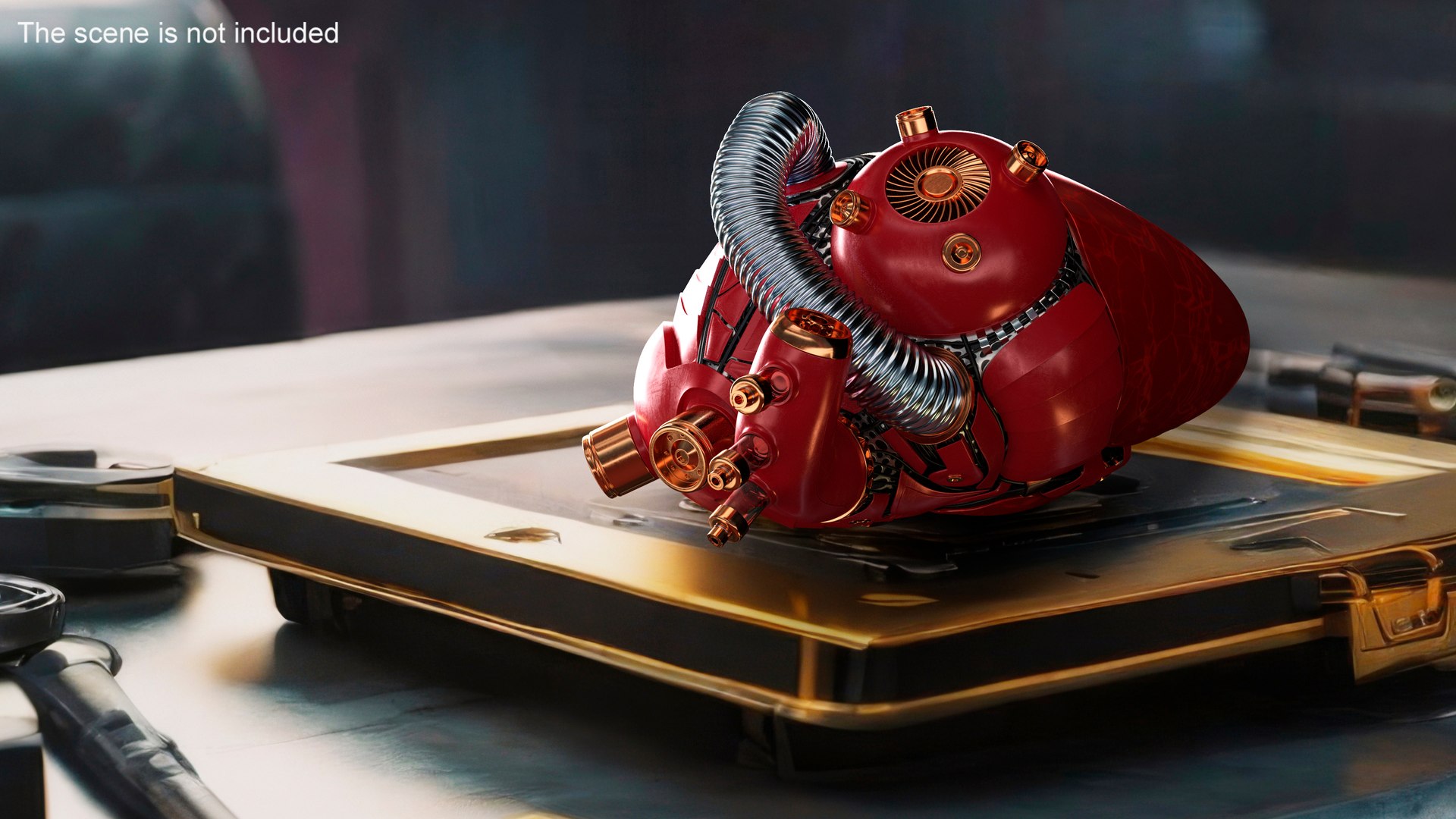 Bionic Robot Heart Model - TurboSquid 2197291