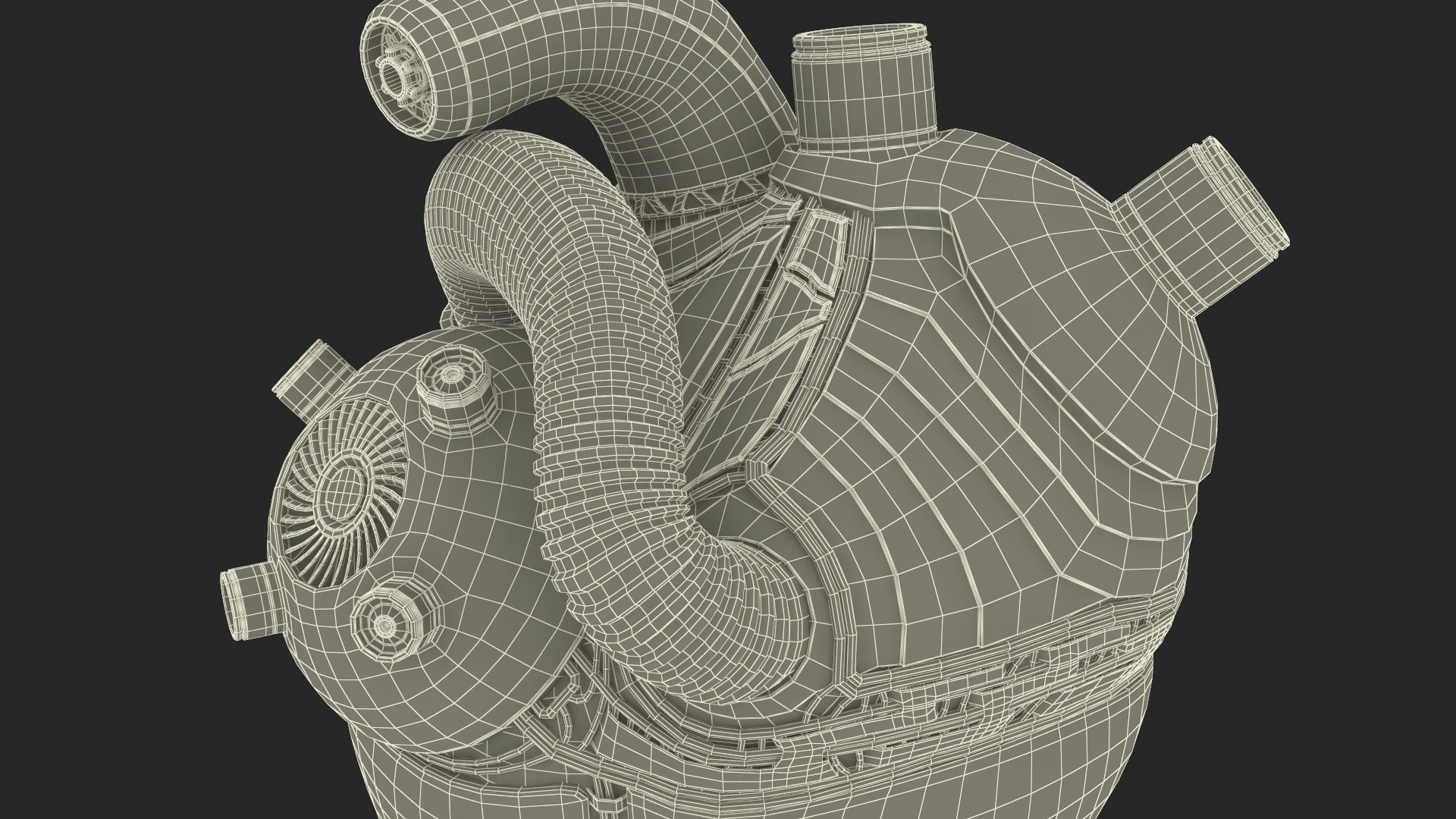 Bionic Robot Heart Model - TurboSquid 2197291