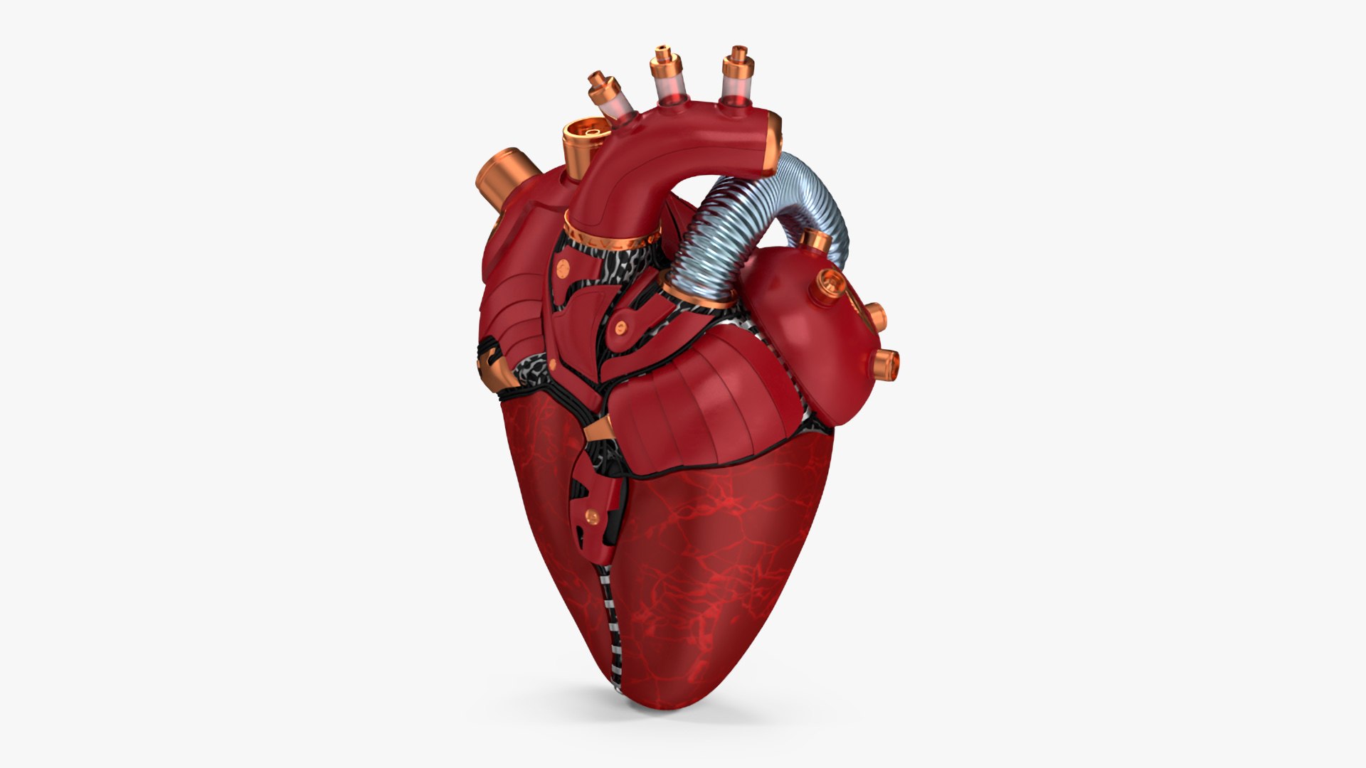 Bionic Robot Heart Model - TurboSquid 2197291