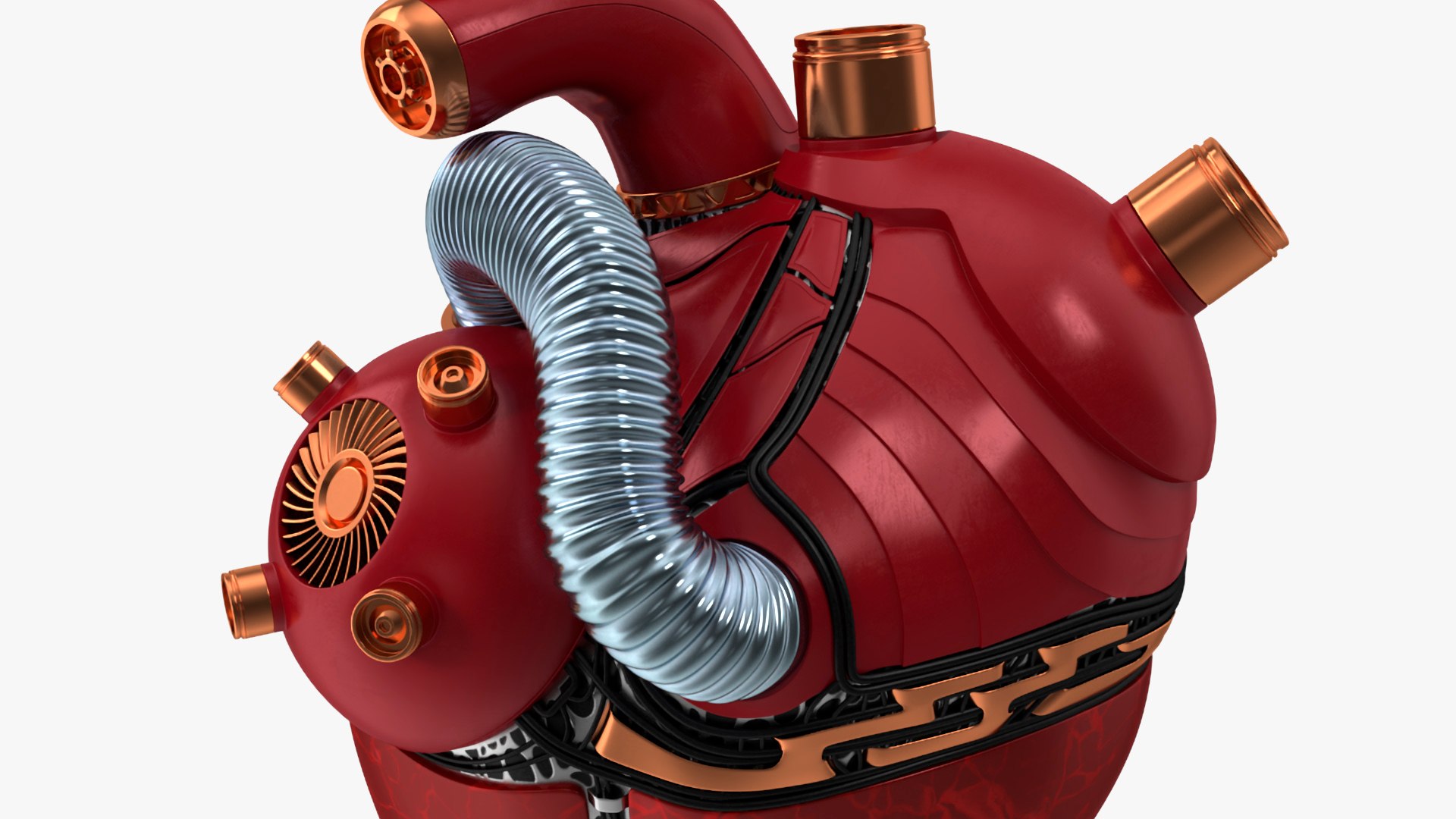 Bionic Robot Heart Model - TurboSquid 2197291