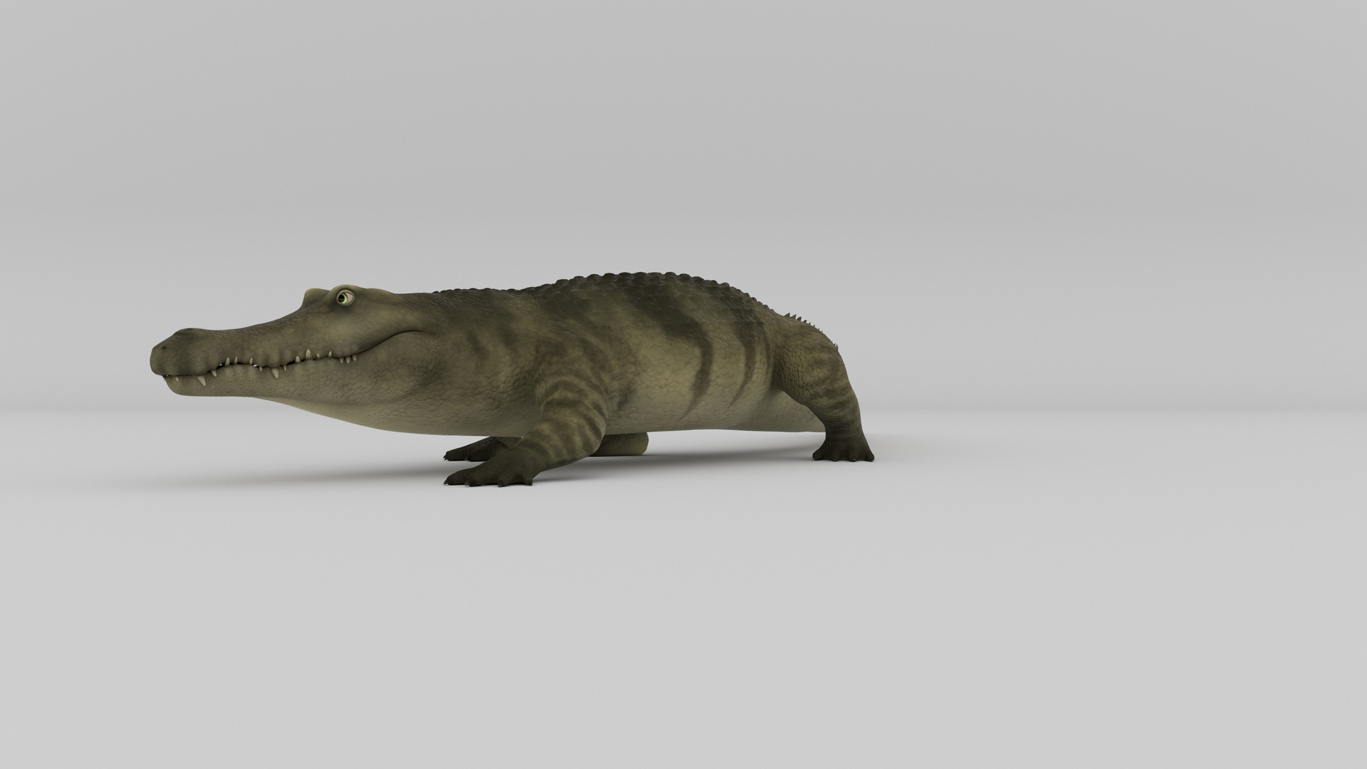 Crocodile ANIMATED 3D Model - TurboSquid 1986501