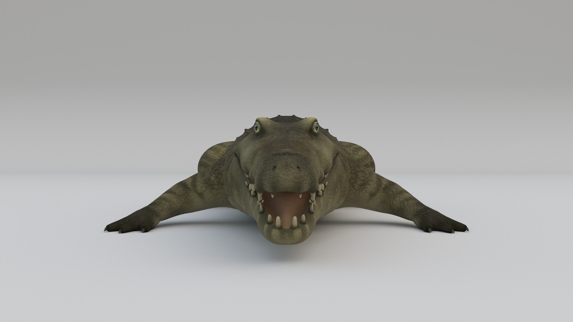 Crocodile ANIMATED 3D Model - TurboSquid 1986501