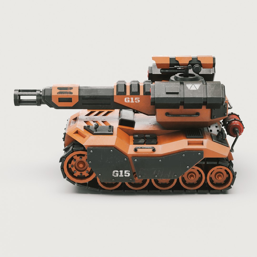 3D Concept Tank 05 Model - TurboSquid 1930232