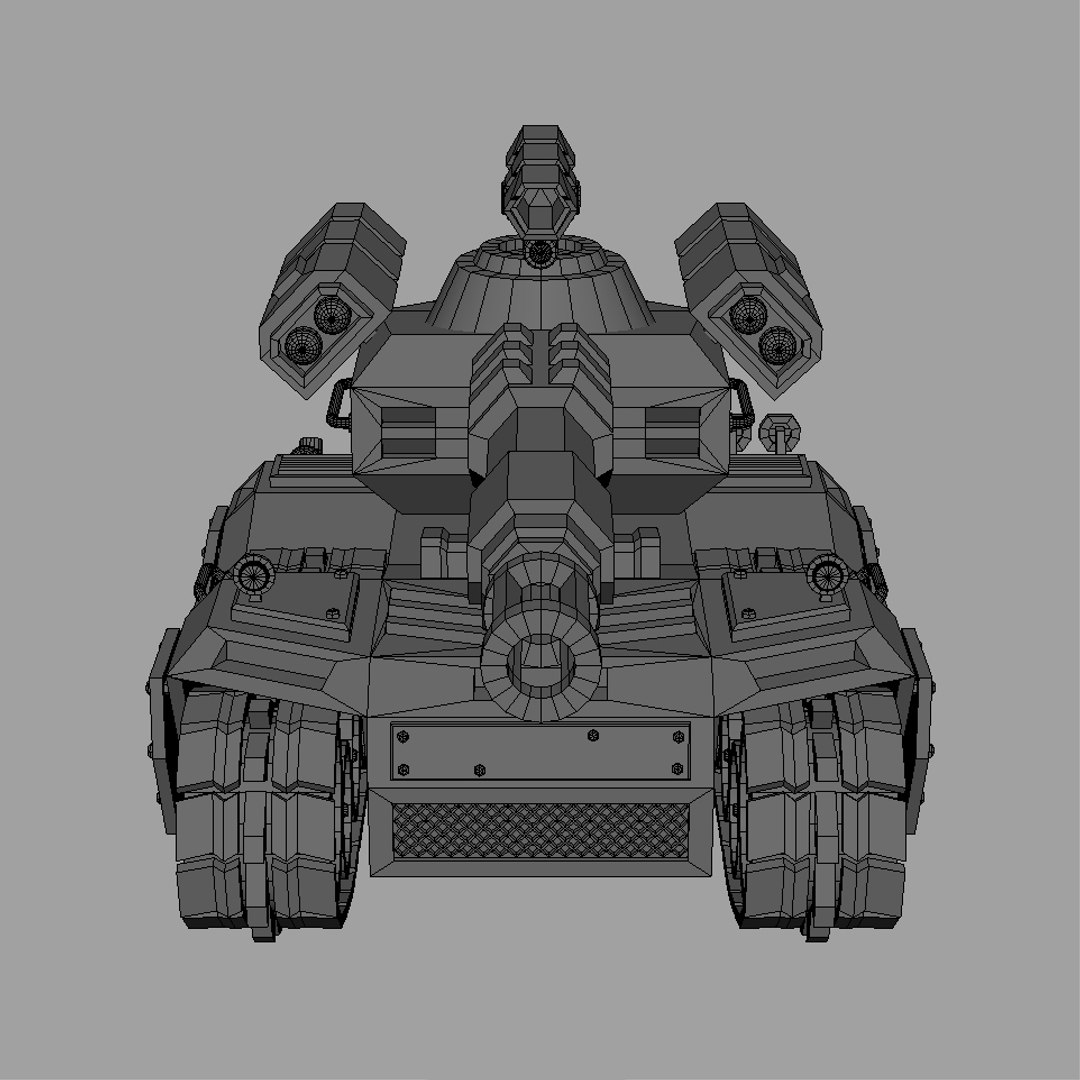 3D Concept Tank 05 Model - TurboSquid 1930232