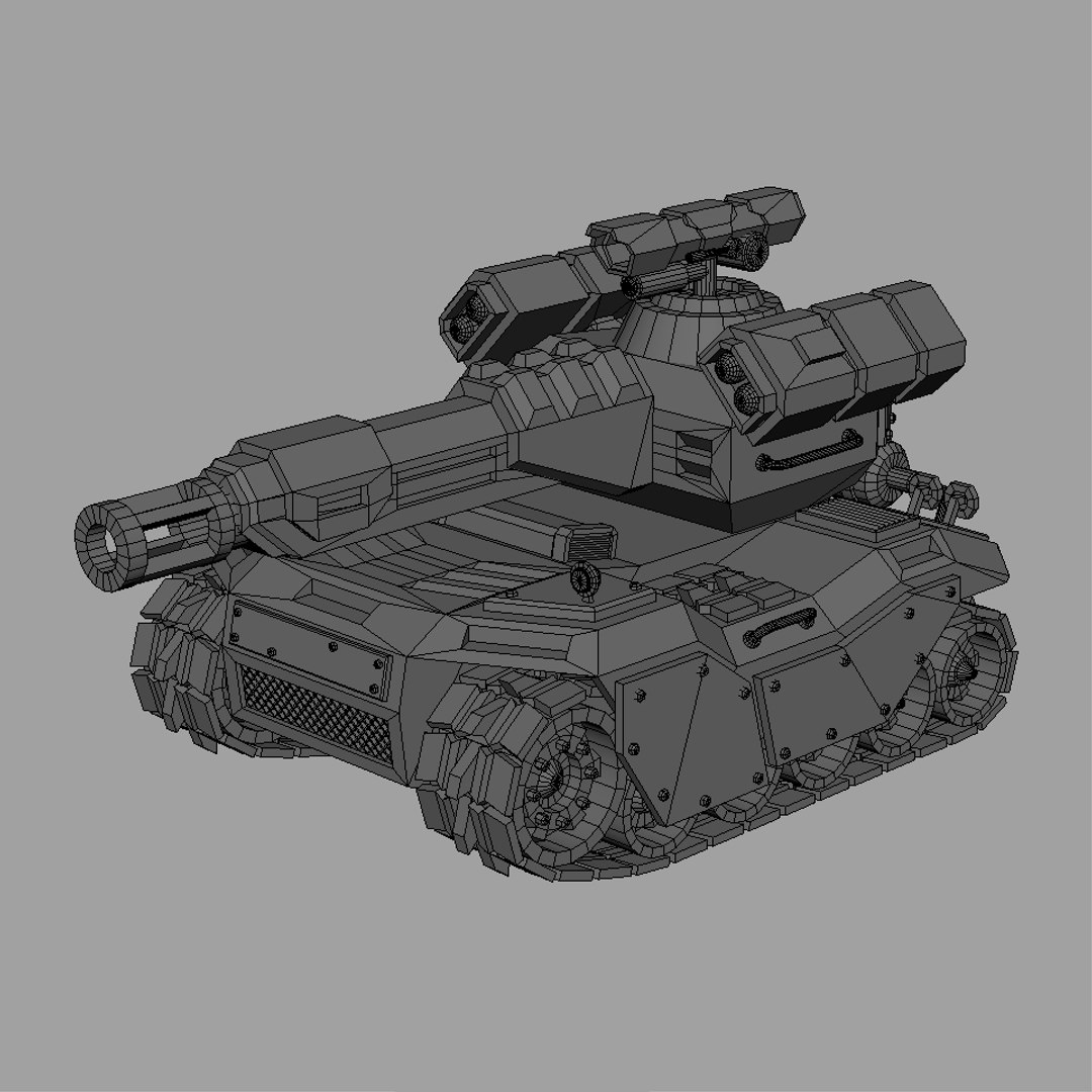 3D Concept Tank 05 Model - TurboSquid 1930232