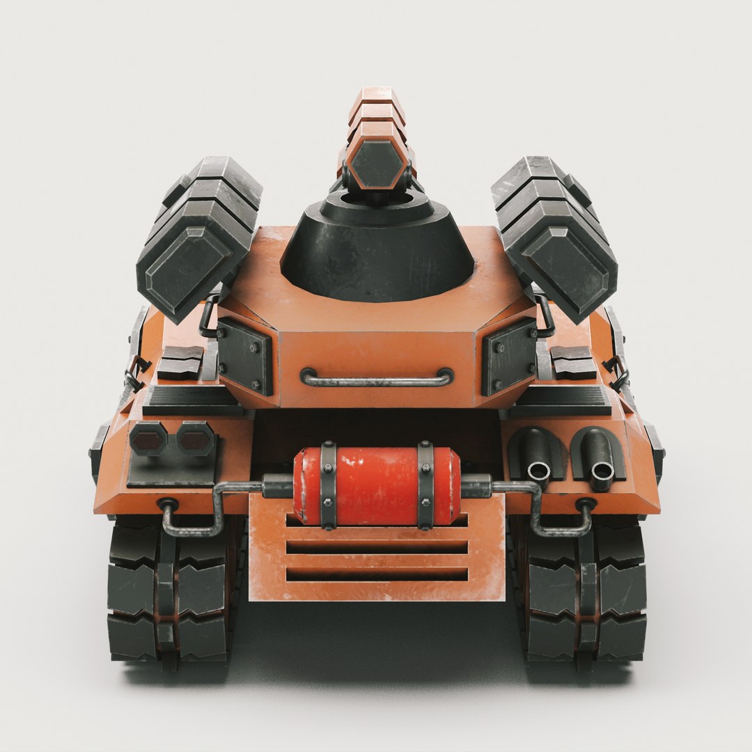 3D Concept Tank 05 Model - TurboSquid 1930232