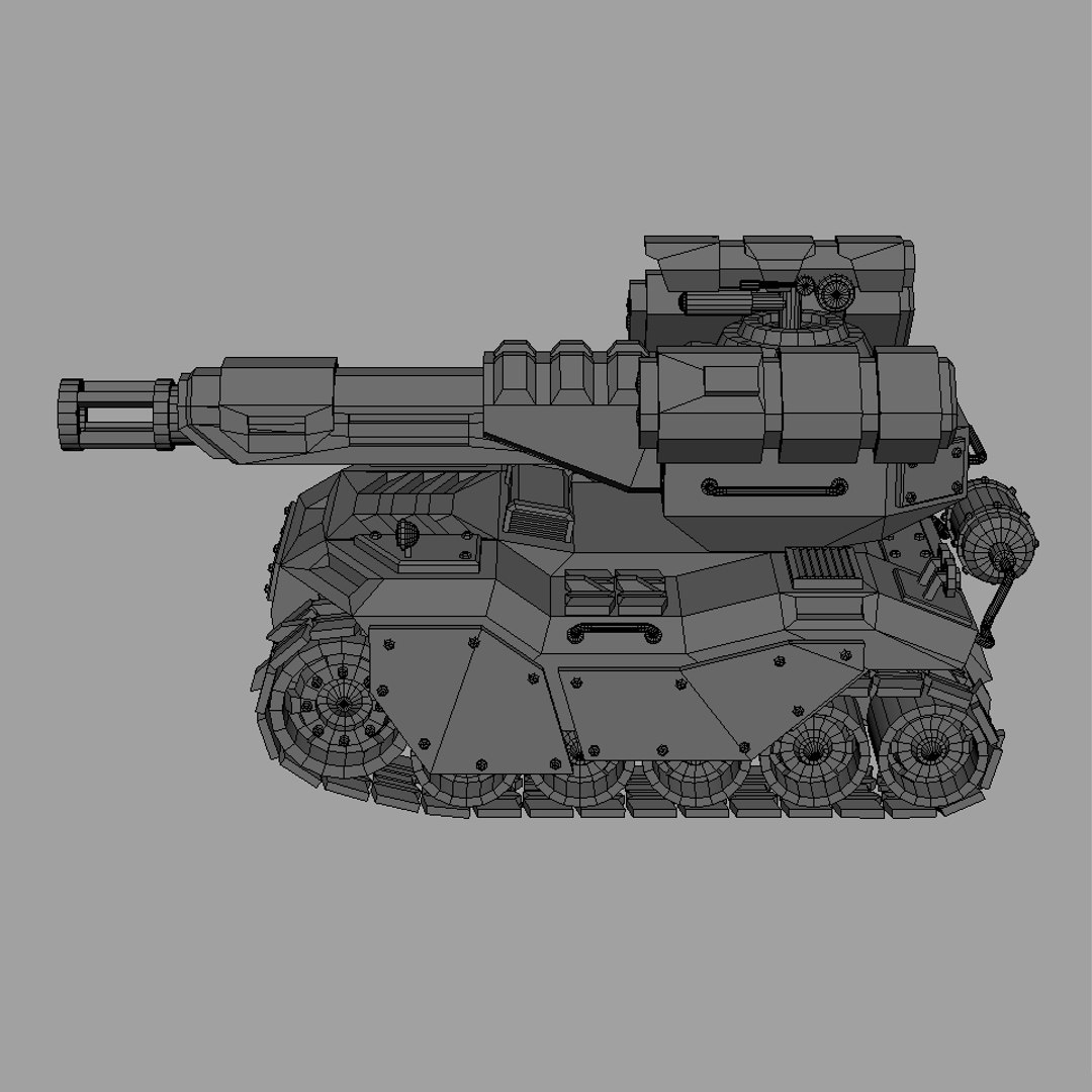 3D Concept Tank 05 Model - TurboSquid 1930232