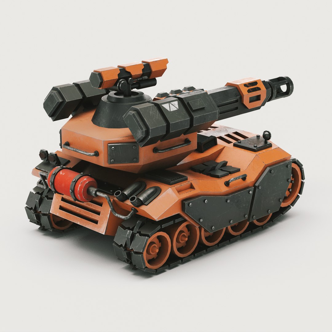 3D Concept Tank 05 Model - TurboSquid 1930232
