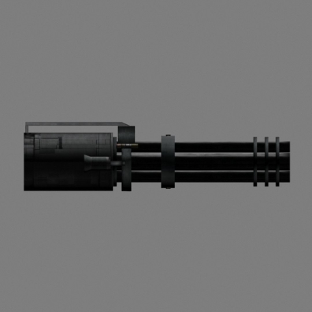Mini Gun 3d Max