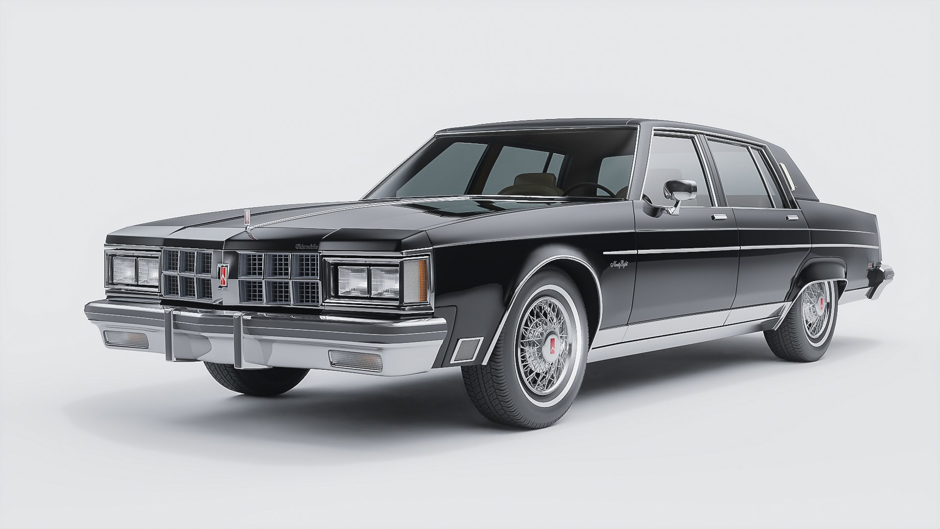 1981 Oldsmobile 98 Regency Sedan 3D - TurboSquid 2186089