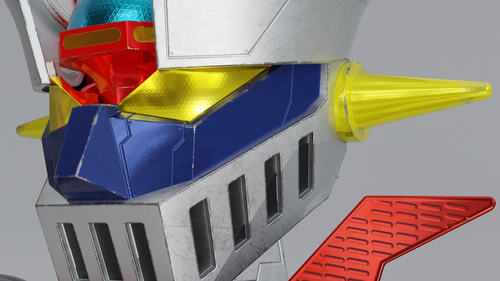 3D Mazinger Z Model - TurboSquid 2365023
