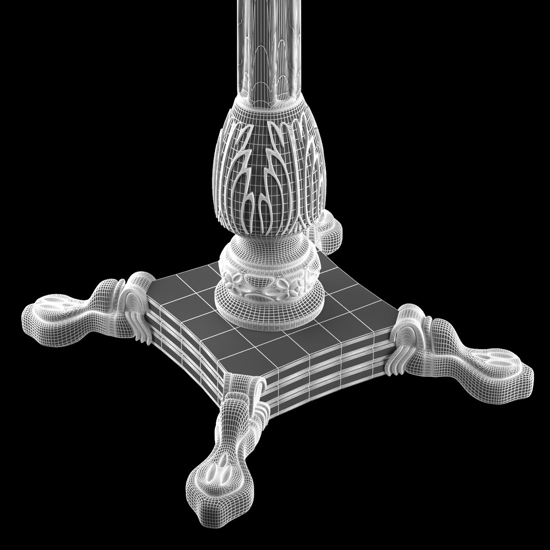 3d Model Table Manor House