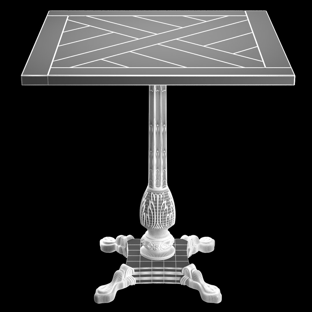 3d Model Table Manor House