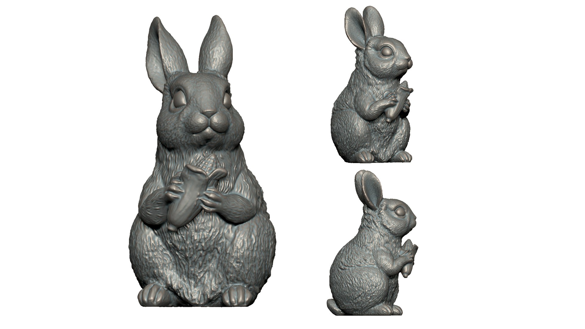 Rabbit 3D Model - TurboSquid 2283450