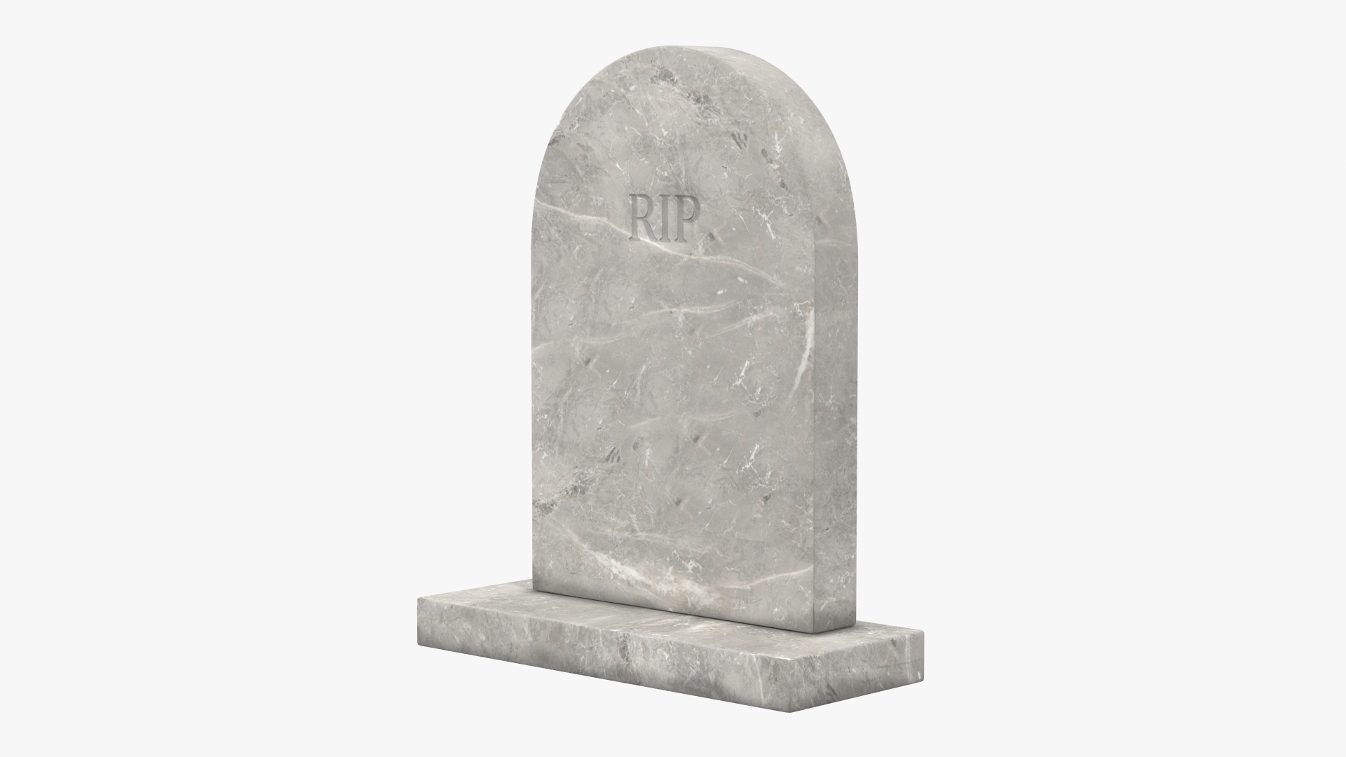 Marble Gravestone 3D Model - TurboSquid 1445892