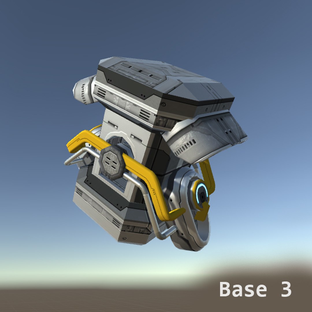 3D Scifi Buildings Modular Animation Model - TurboSquid 1219322