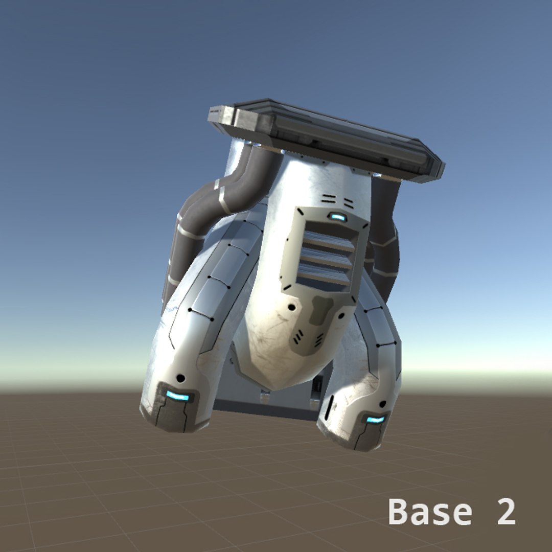 3D Scifi Buildings Modular Animation Model - TurboSquid 1219322