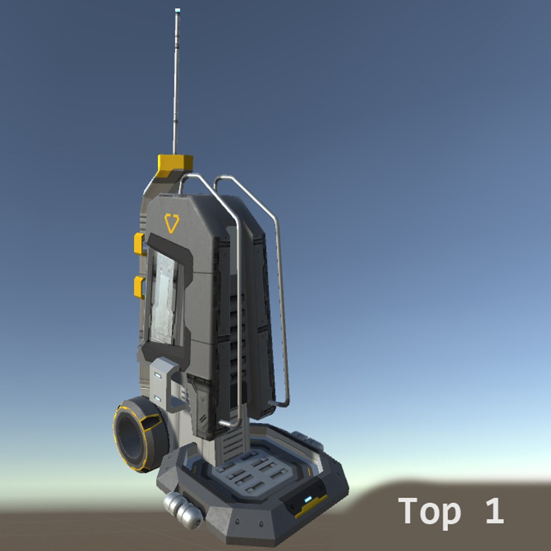 3D Scifi Buildings Modular Animation Model - TurboSquid 1219322