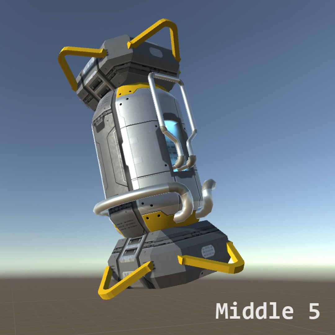 3D Scifi Buildings Modular Animation Model - TurboSquid 1219322